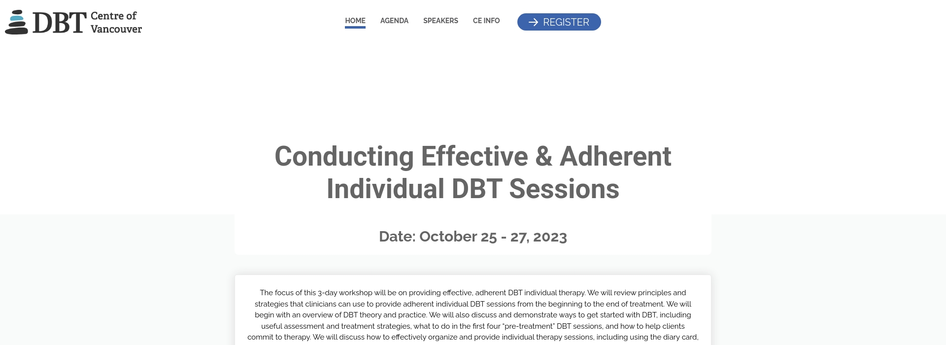 Conducting Effective & Adherent Individual DBT Sessions